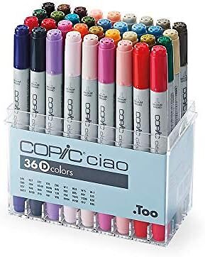 Too Copic Ciao Alcohol Based Markers 36-colors D-set I36D Japan Paint ...