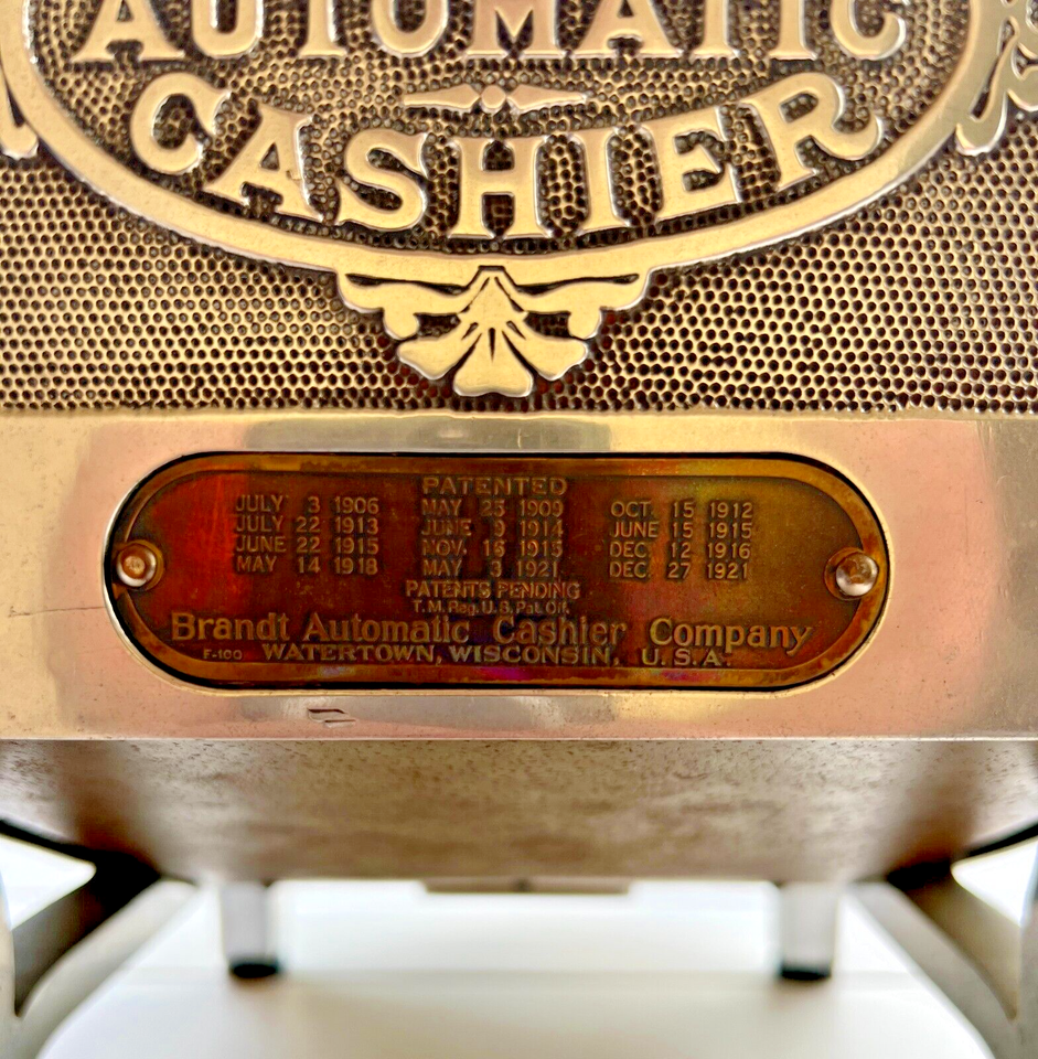 Antique BRANDT Automatic Cashier Coin Change Machine. Vintage 1920's | eBay
