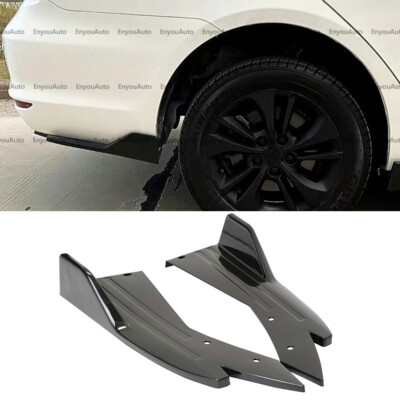 For Genesis G70 G80 G90 UNIVERSAL Rear Bumper Lip Splitter Diffuser ...