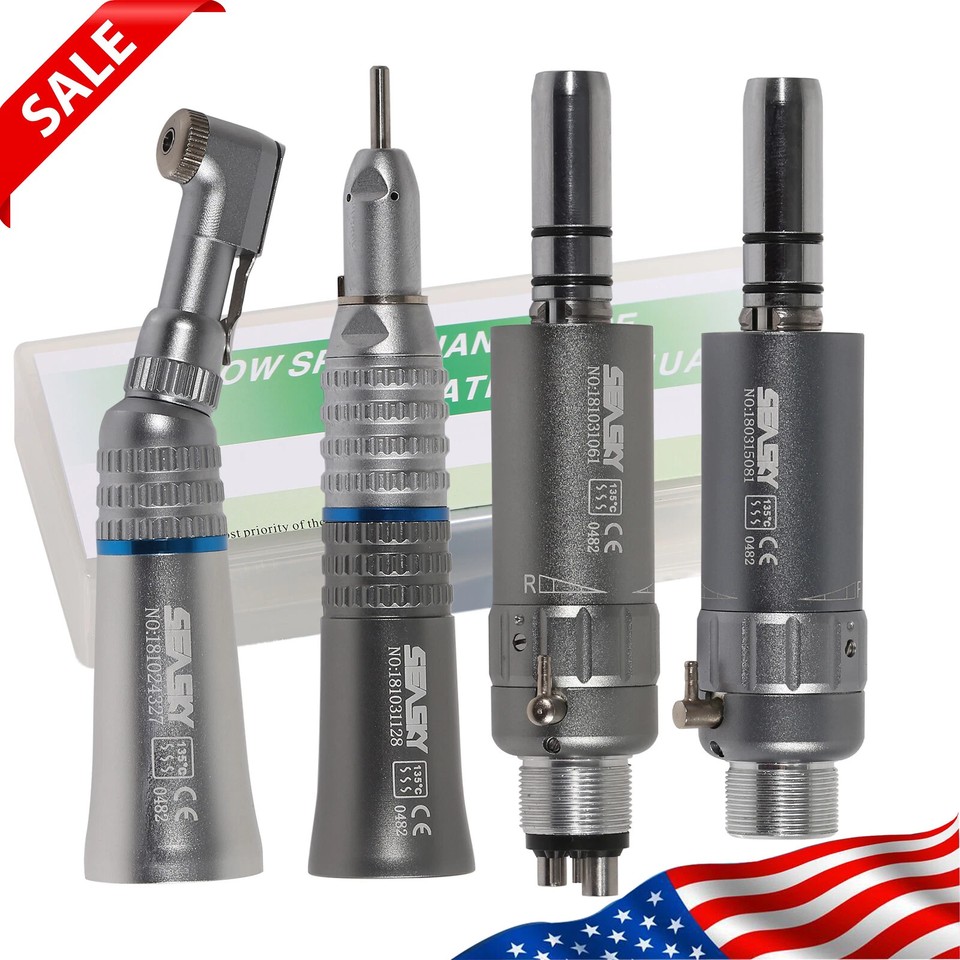 NSK Style Dental Slow Low Speed Handpiece Straight Contra Angle Air ...