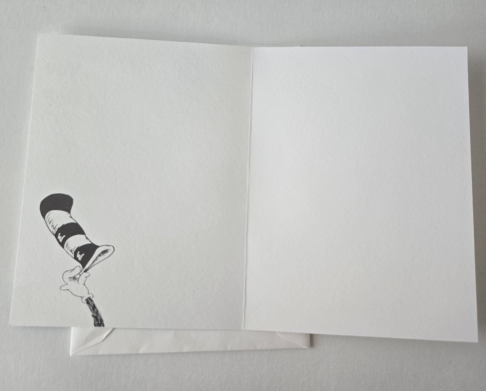 Greeting Card Blank Dr. Seuss How Do You Do? Hallmark | eBay