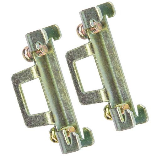 10pcs Fixed Clamp Fasten Clip For 35mm DIN Rail (Metal Model 11 ...
