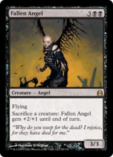 MTG - Fallen Angel - Commander - NM, English Magic FLAT RATE SHIP | eBay