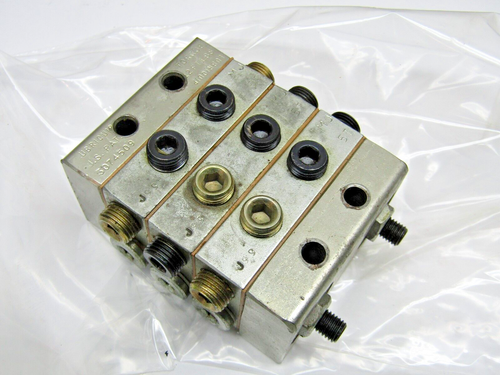 Trabon Lubriquip Lube System Divider Block Manifold Assembly MJ5T (3 ...