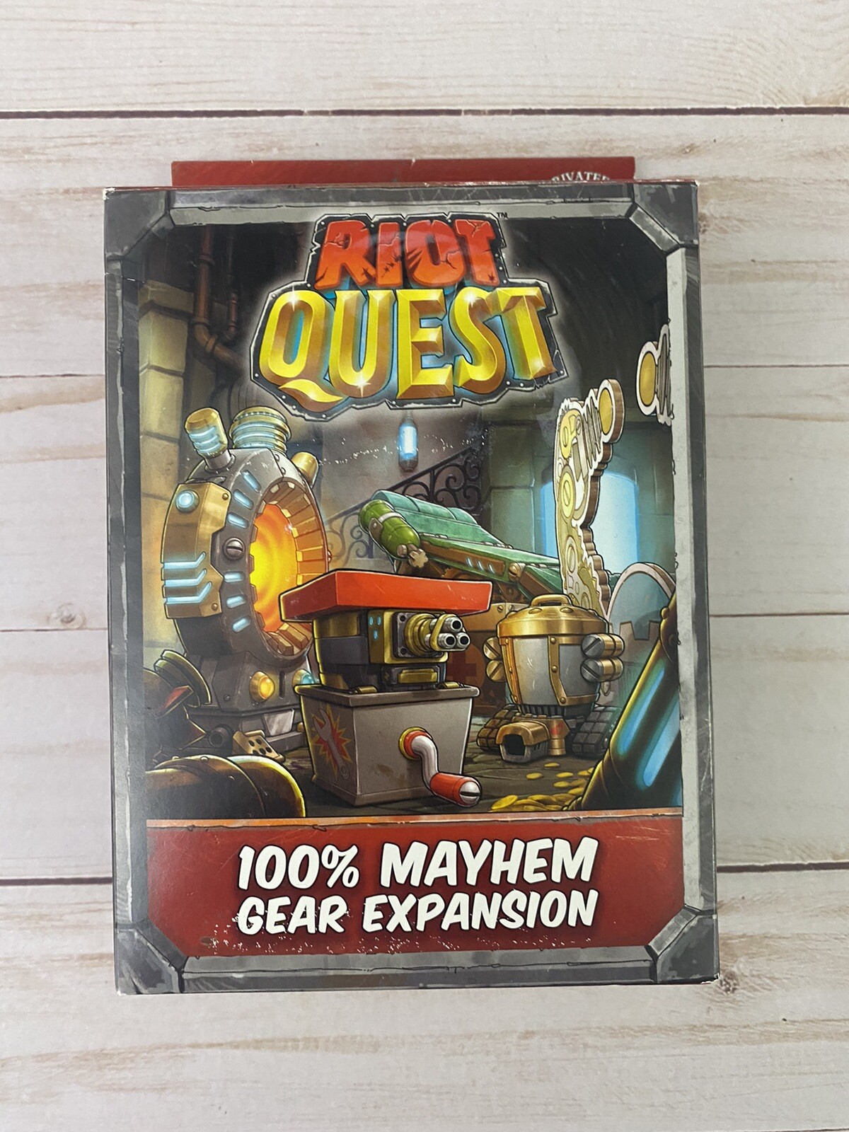 Riot Quest 100% Mayhem Gear Expansion Turret Gobbler Wormholes Cards ...