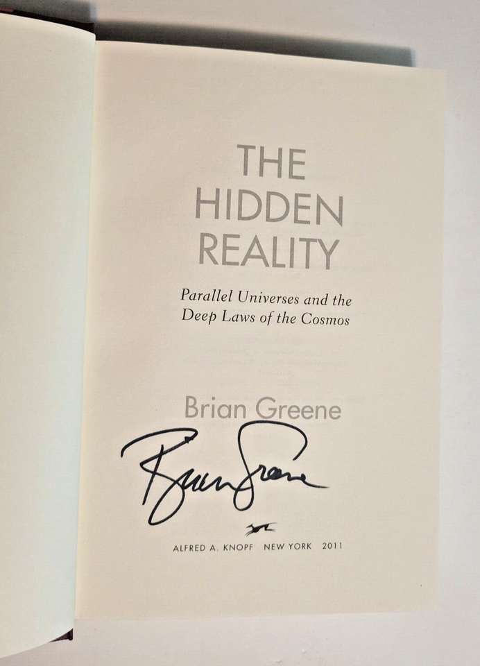 Signed 1st ed/1st print THE HIDDEN REALITY: Parallel Universes 2011 ...