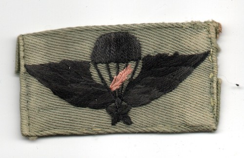 Theater Made Senior Parachutist Cloth Badge Airborne OG-107 ARVN Patch ...