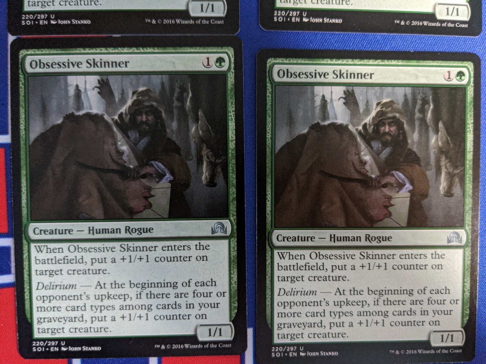 MTG Obsessive Skinner Shadows Over Innistrad 220/297 Regular Uncommon ...