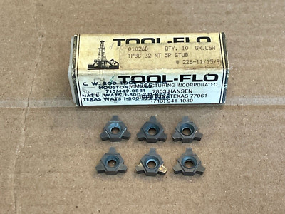 TOOL-FLO Carbide Inserts - TPGC 32 NT 5P STUB C6H - Qty. 6 - NEW!!! | eBay