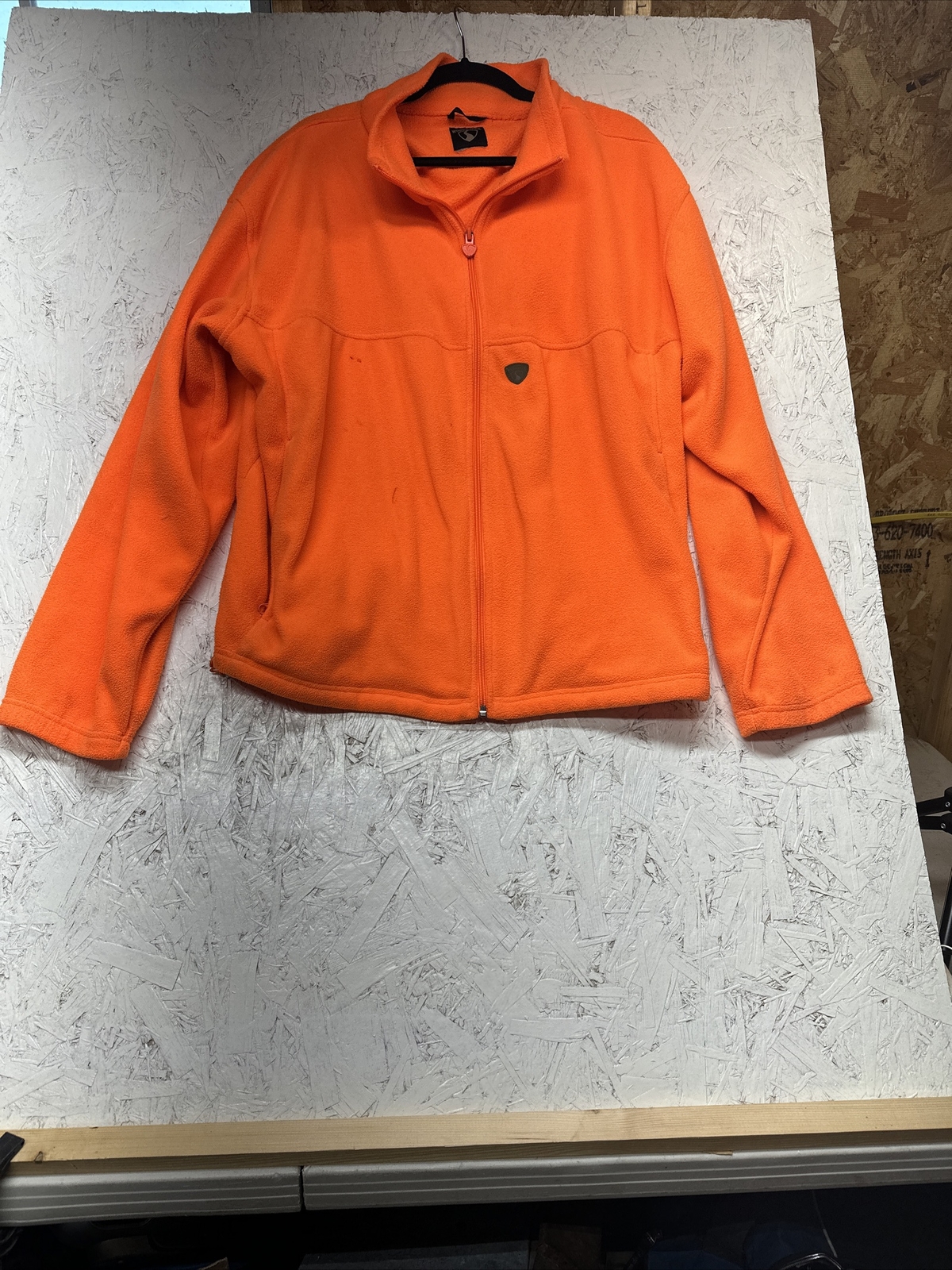 Vintage Wooden Trail Hunters Orange Jacket Mens L - Gem