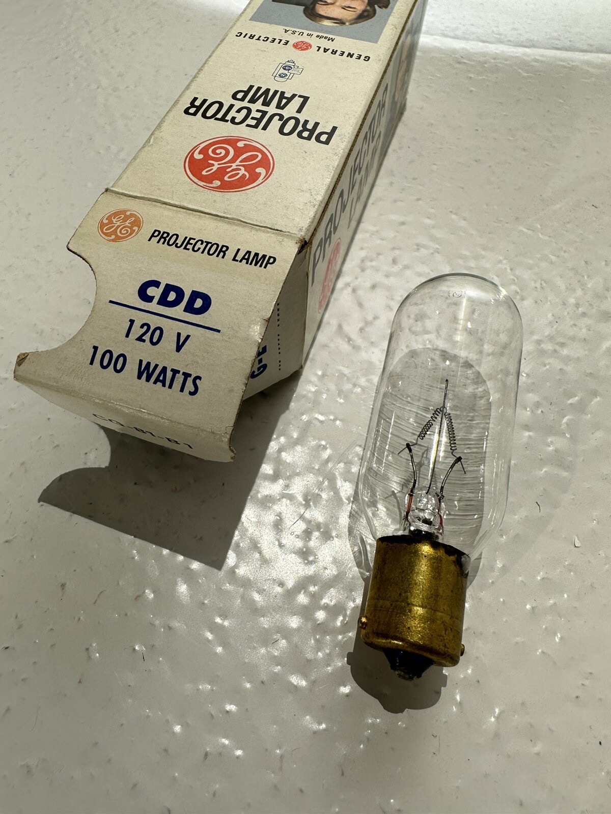 CDD projector lamp projection light bulb 120v 100w, G.E. brand | eBay