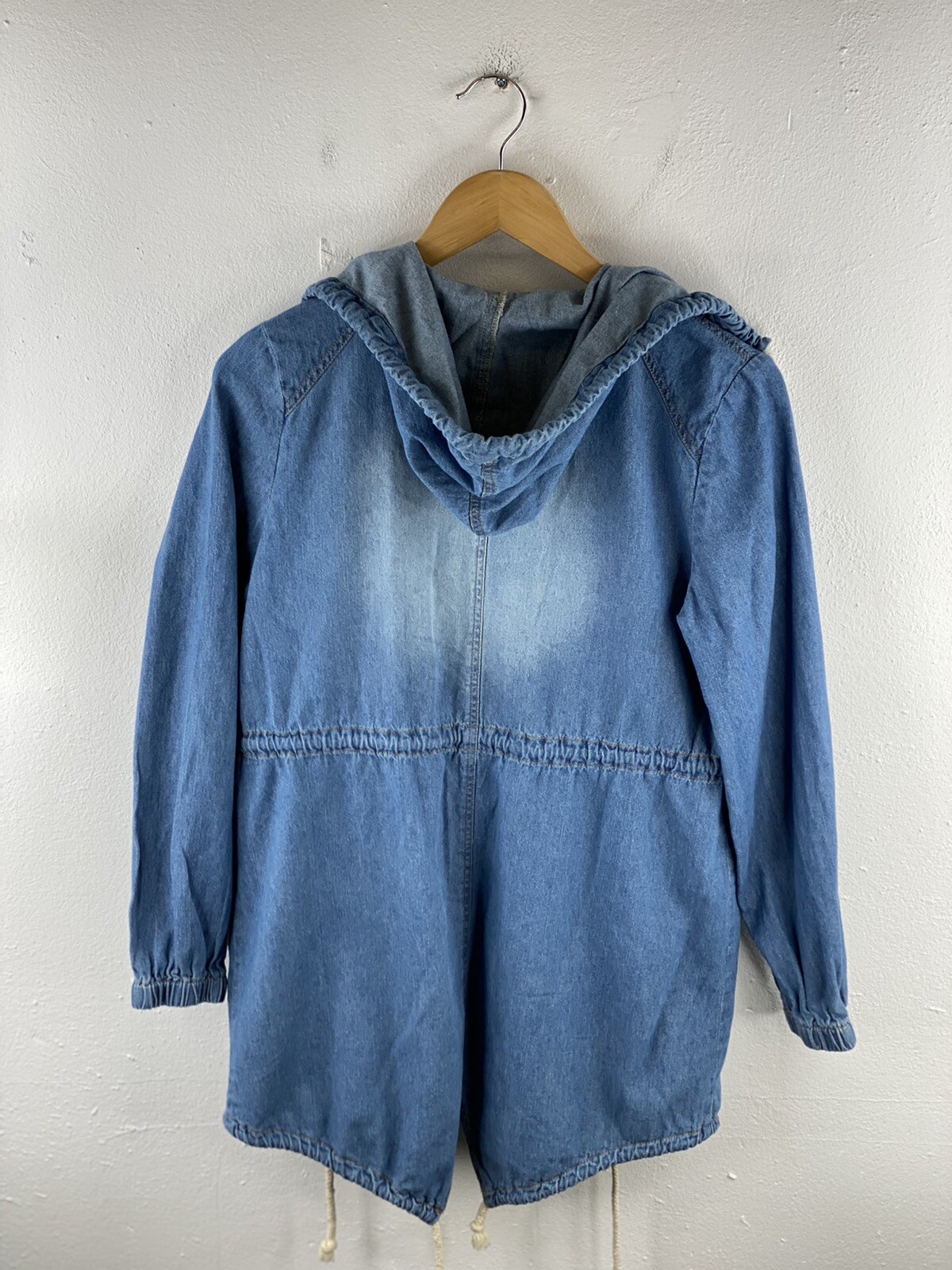 Caroline Morgan Open Denim Jacket Womens Size 8 Blue … - Gem