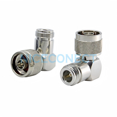 1x N Male to N Female Jack Right Angle Type Adapter RA 90 degree Coax ...