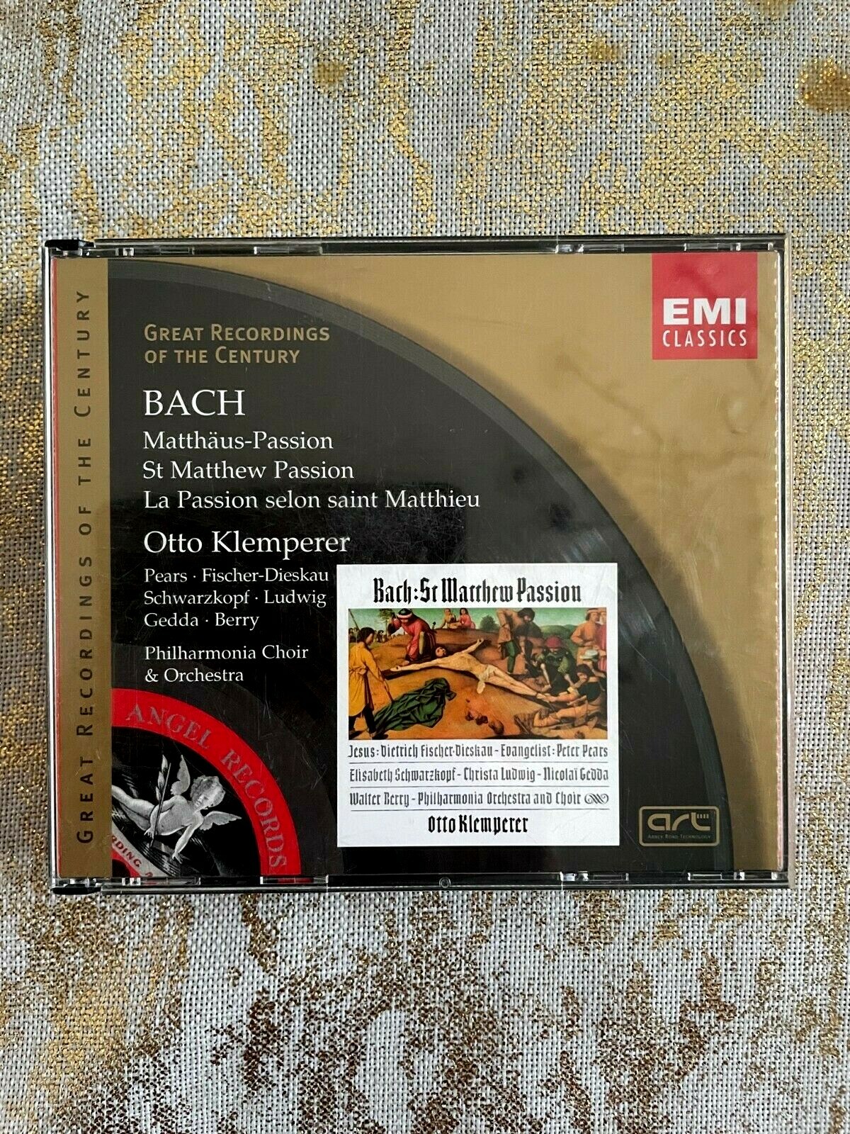Bach Matthäus-Passion/St. Matthew Passion EMI Classics Box of (3CD ...
