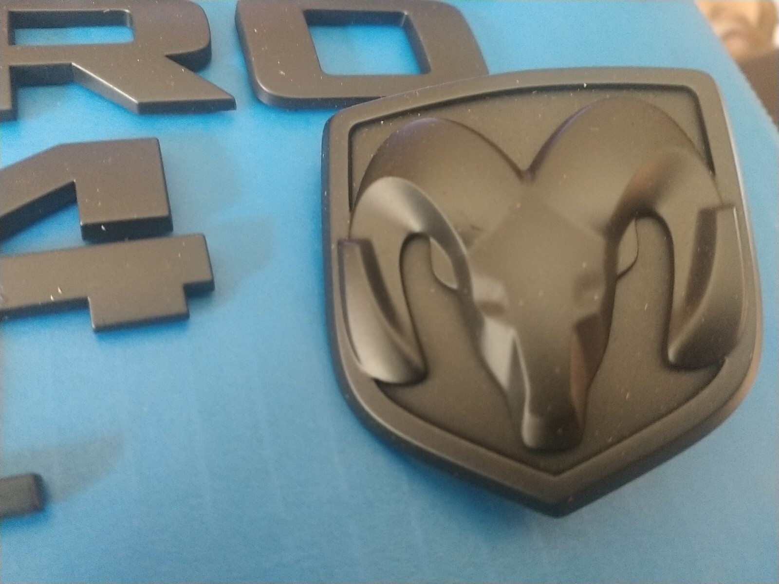 DODGE NITRO BLACK 4x4 4.0L LETTERING EMBLEMS WITH RAM REAR LOGO USED | eBay