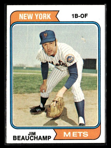 1974 Topps #424 Jim Beauchamp - NM/MT+ Set Break! | eBay