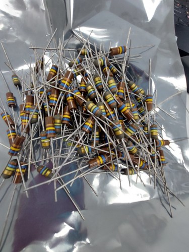 150 pcs Allen-Bradley 160k Ohm 1 Watt 5% RC32GF164J Carbon Comp ...