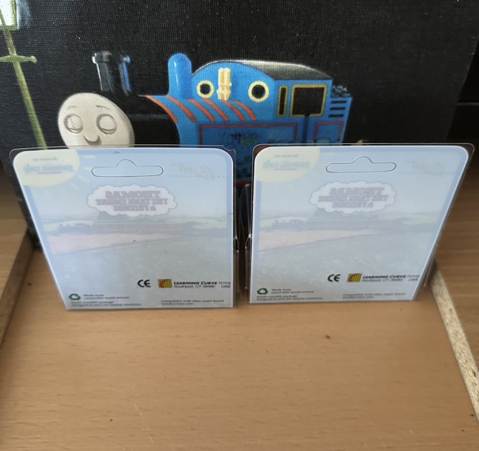 1992 Shining Time Wooden Thomas Train Ben & Bill! VGUC! Unpunched Boxes ...