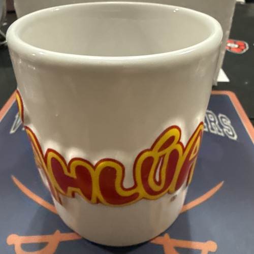 Kahlua Coffee Mug Cup White Red Raised Letter Logo Official Trademarked ...