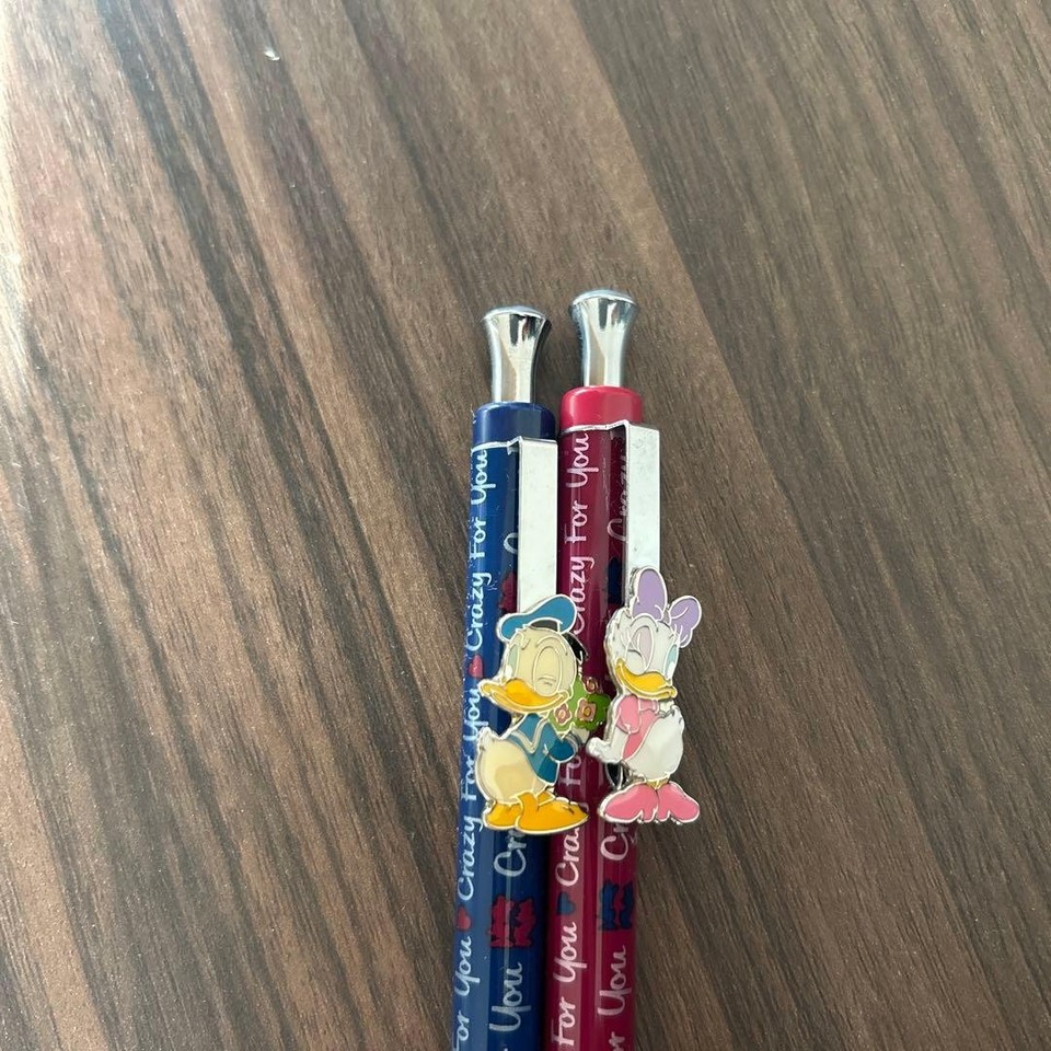 [Rare] Donald Duck Daisy Duck Ballpoint Pen Set | eBay