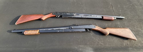 2x Vintage Daisy Model No. 25 Pump BB Guns - 1 Works Well - 1 For Parts ...