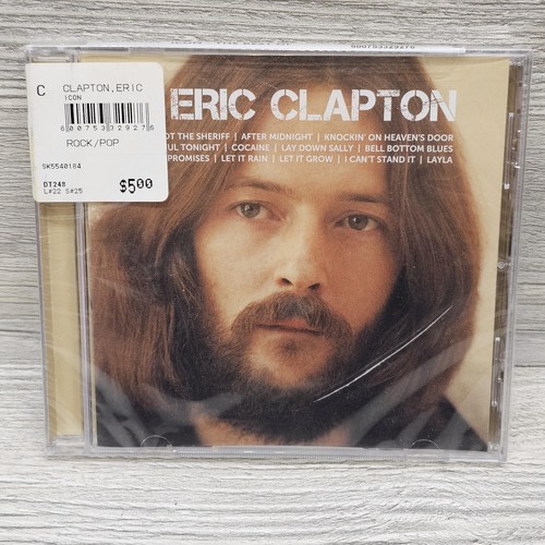Eric Clapton CD Icon Best Of Classic Rock Album Layla Wonderful Tonight 12 | eBay