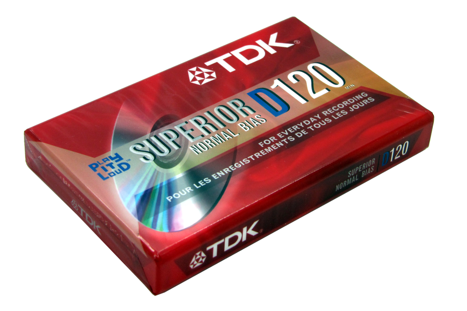 TDK D120 SUPERIOR 120 Minutes Ferric Blank Audio Cassette Tape (2003 ...