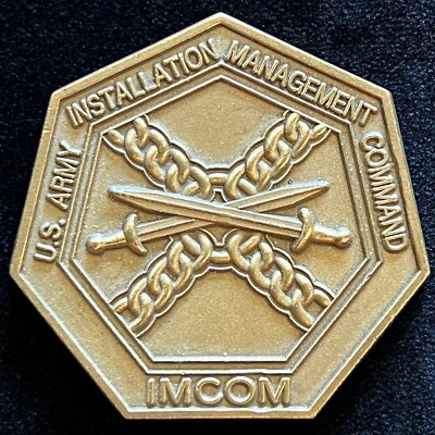 US Army Installation Management Command IMCOM Europe Challenge Coin | eBay