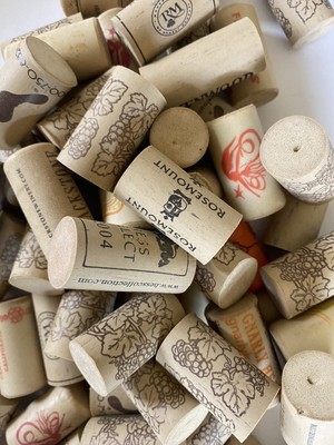 Used Wine Corks - Lot of 50- Mix Of Natural And Synthetic Great ...