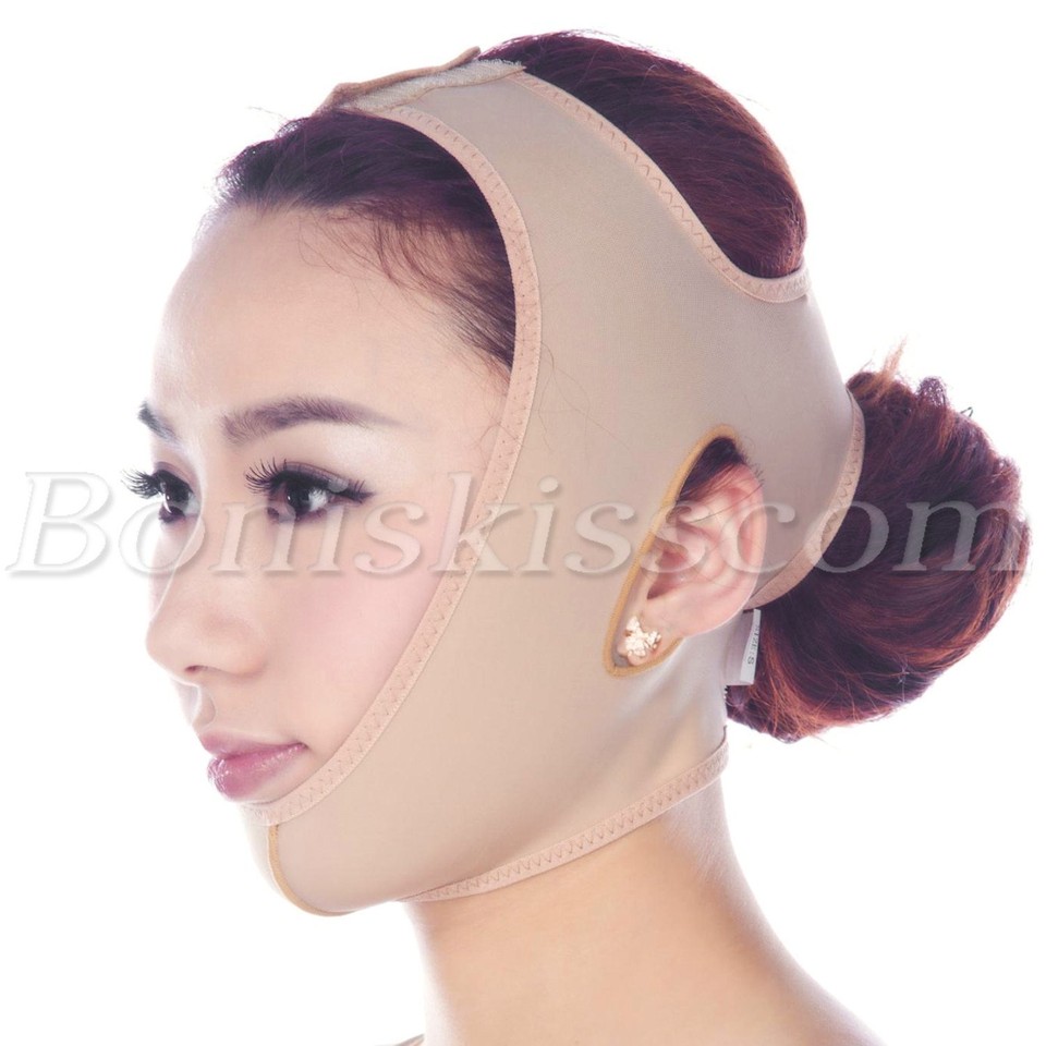 V Face Chin Cheek Slim Slimming Thin Mask Anti Wrinkle Half Lift Belt ...