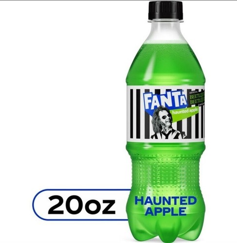 Brand New Beetlejuice Fanta Haunted Spiced Apple Soda / Pop 20oz Bottle ...
