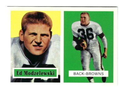 1994 Topps ED MODZELEWSKI Cleveland Browns 1957 Archives #127 | eBay