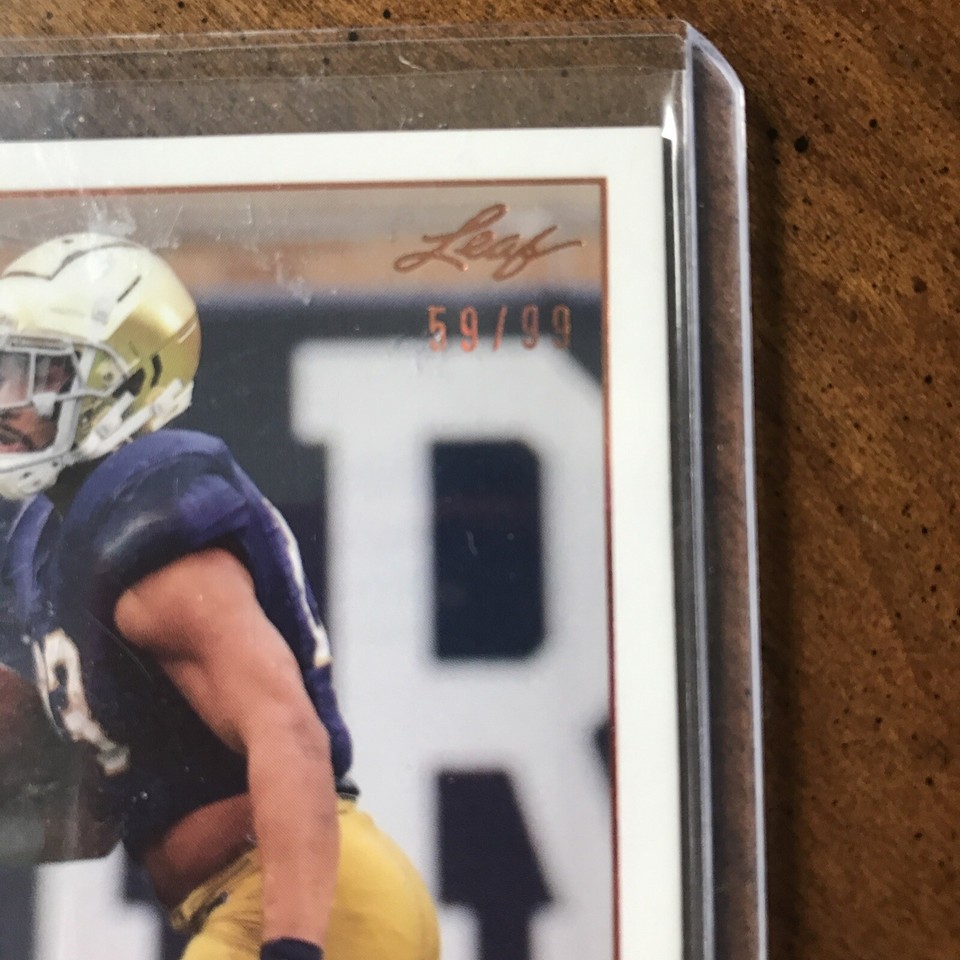 2021 Leaf Memories /99 Autographs Kyren Williams #BA-KW2 Bronze Auto RC ...