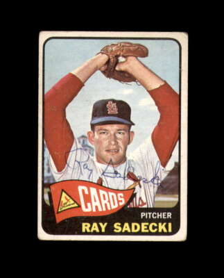 Ray Sadecki Hand Signed 1965 Topps St. Louis Cardinals Autograph | eBay