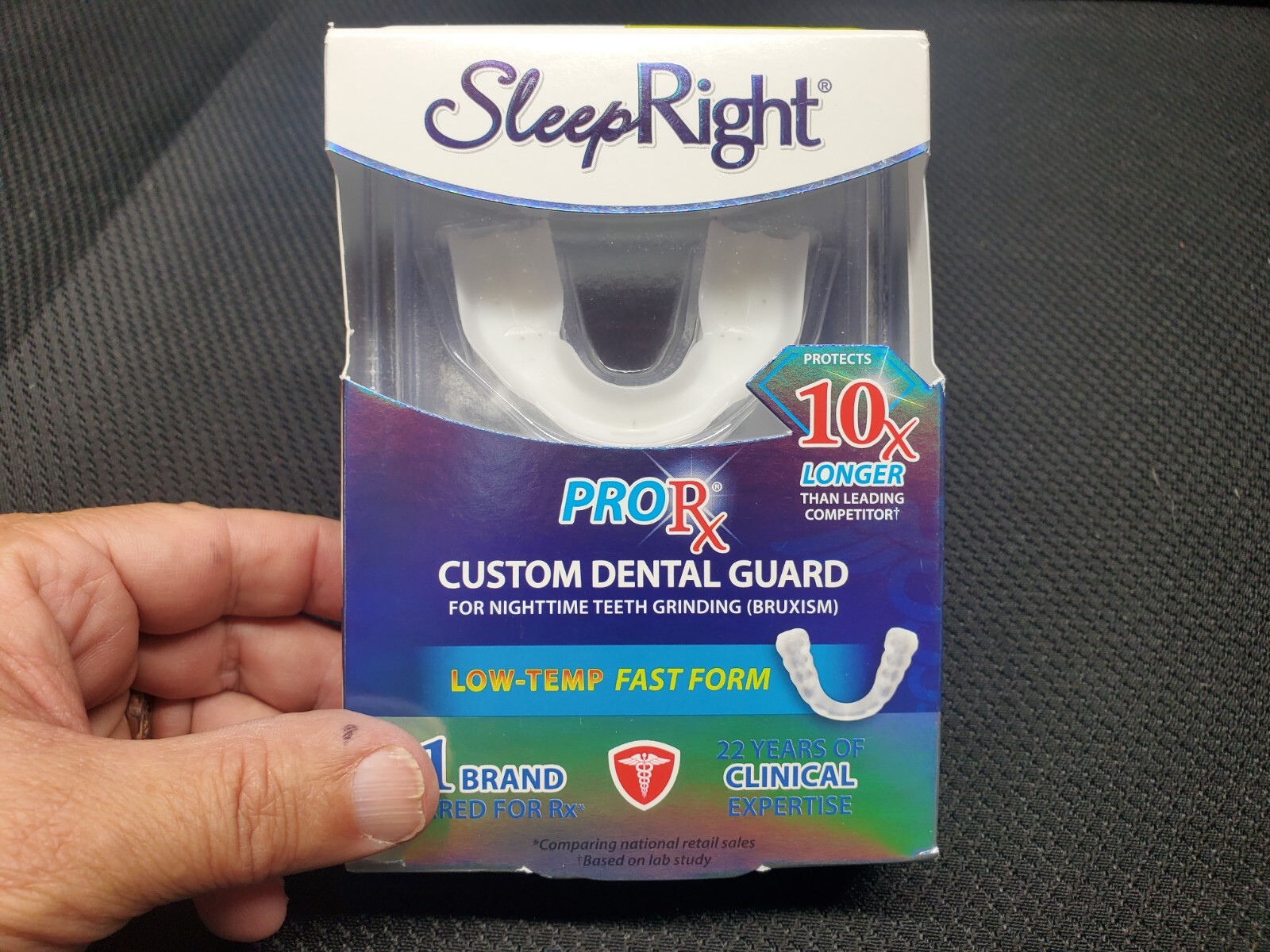 Sleepright Prorx Custom Dental Guard For Nighttime Teeth Grinding Thin
