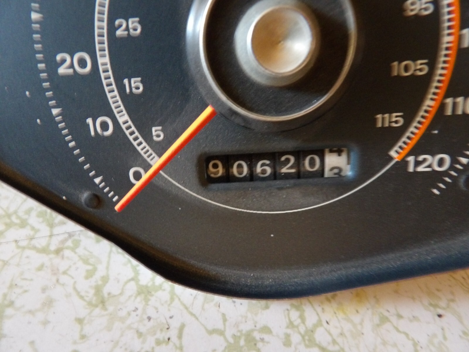 1970 FORD Mustang Mach Speedometer Gauge Gray Face Deluxe w/o Tach w/o ...