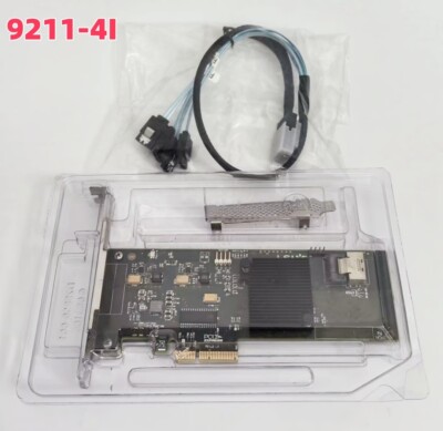 LSI 9211-4i 6Gbps HBA LSI 9211 IT Mode + 8087 cable for ZFS FreeNAS ...