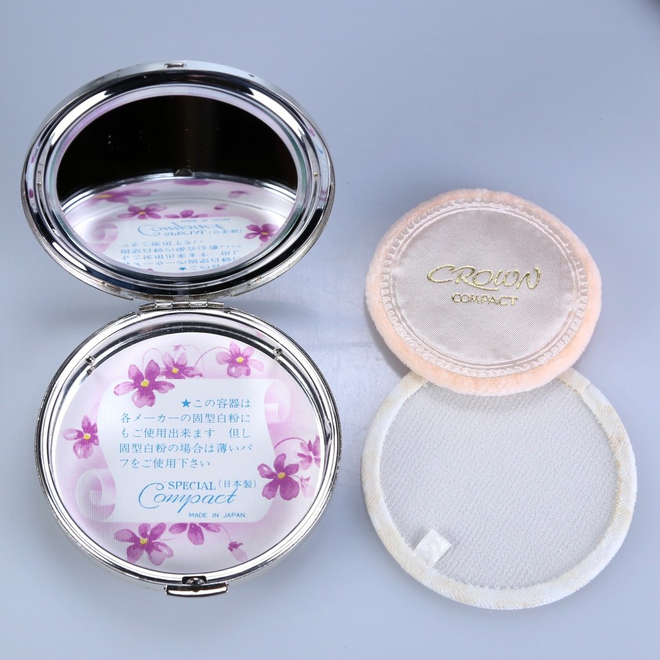 Beautiful Crown Damascene Compact - Made in Japan | eBay