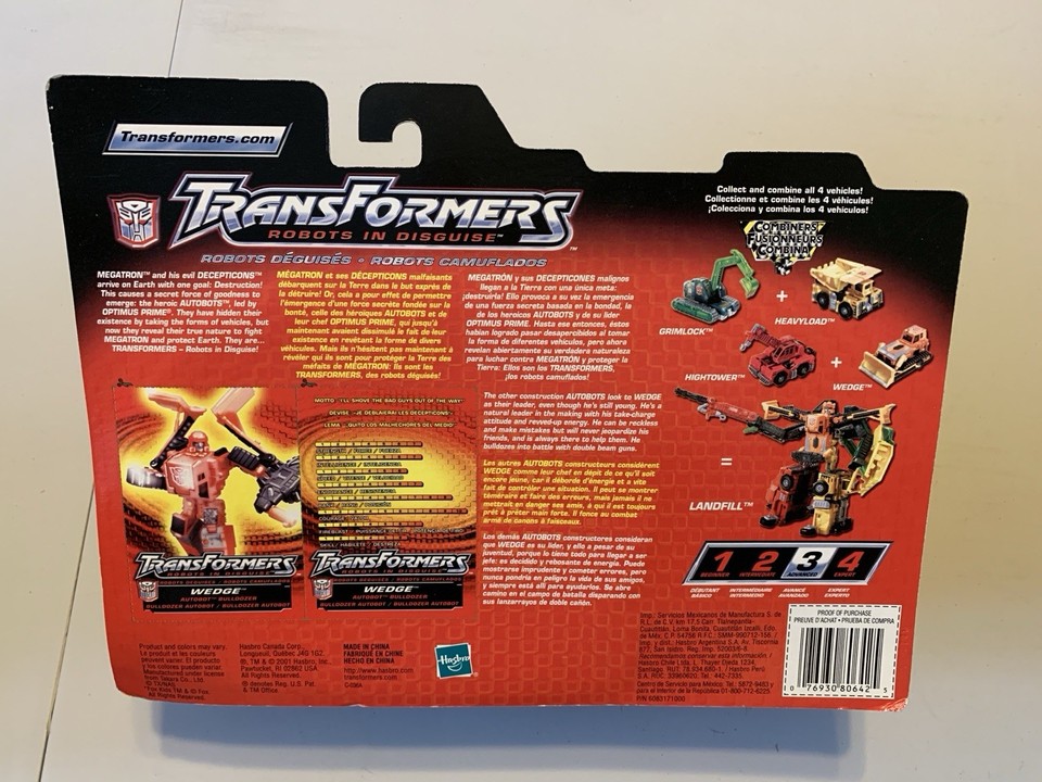 Transformers Rid 2001 Combiner Landfill New Grimlock Wedge Hightower ...