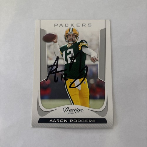 AARON RODGERS 2011 Panini Prestige On Card Auto | eBay