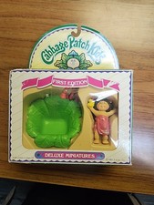 Vintage Cabbage Patch Kids First Edition Deluxe Miniatures Crib 1984 ...