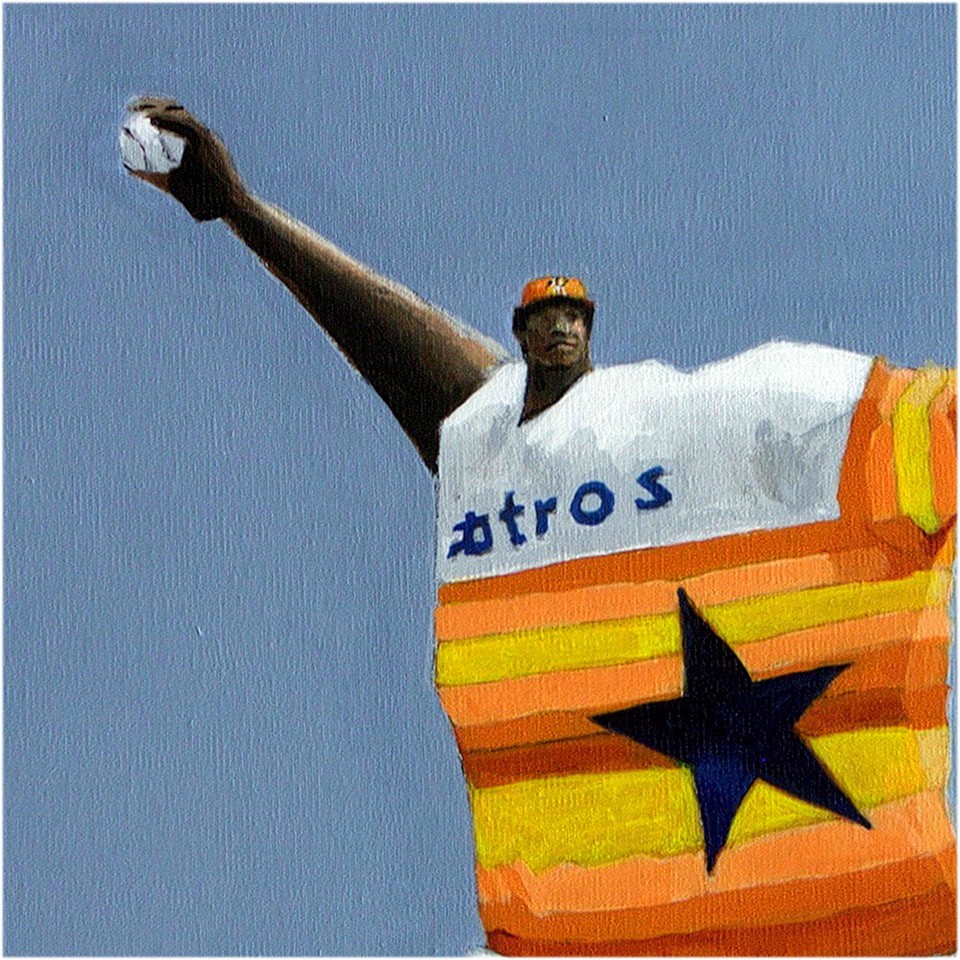 J.R Richard, Houston Astros, All Star Game vs Reggie Jackson Art Photo ...