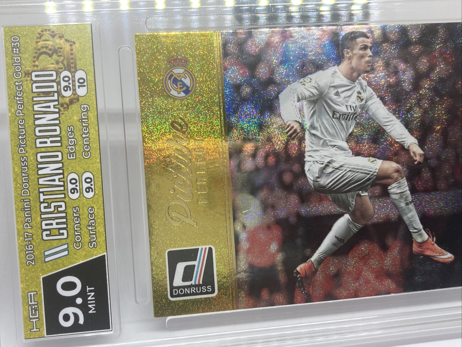 2016/17 Donruss Ronaldo CR7 Picture perfect GOLD short print custom ...