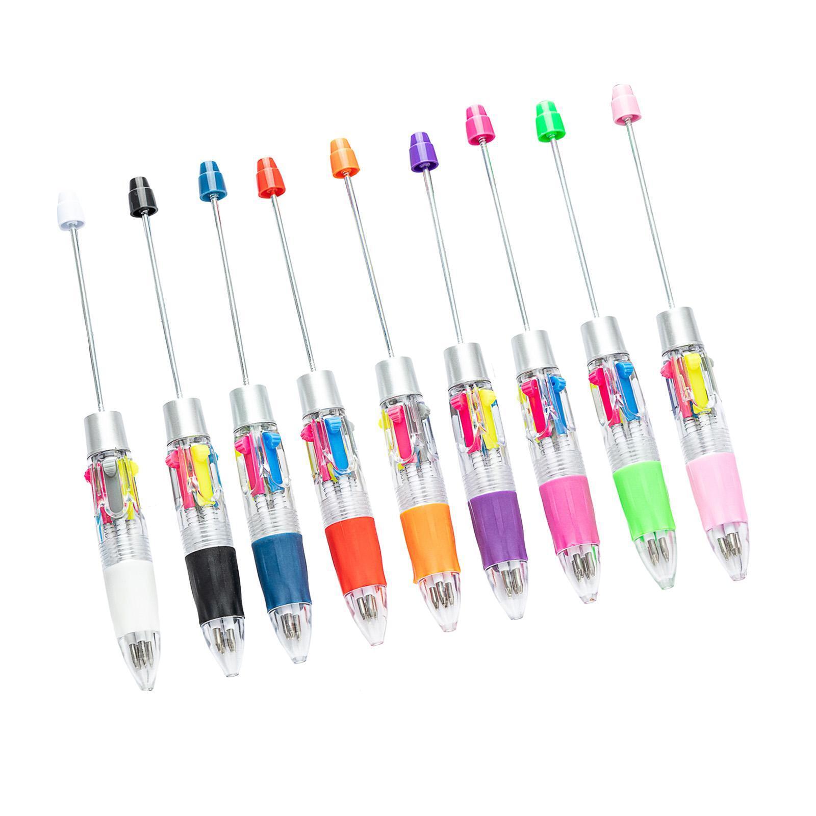 9Pcs Beadable Pens 4 Color Ink Rollerball Pen for Graduation | eBay