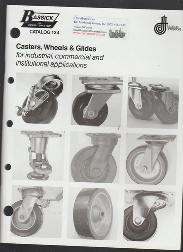 Bassick Catalog 134 Casters Wheels Glides 1991 | eBay