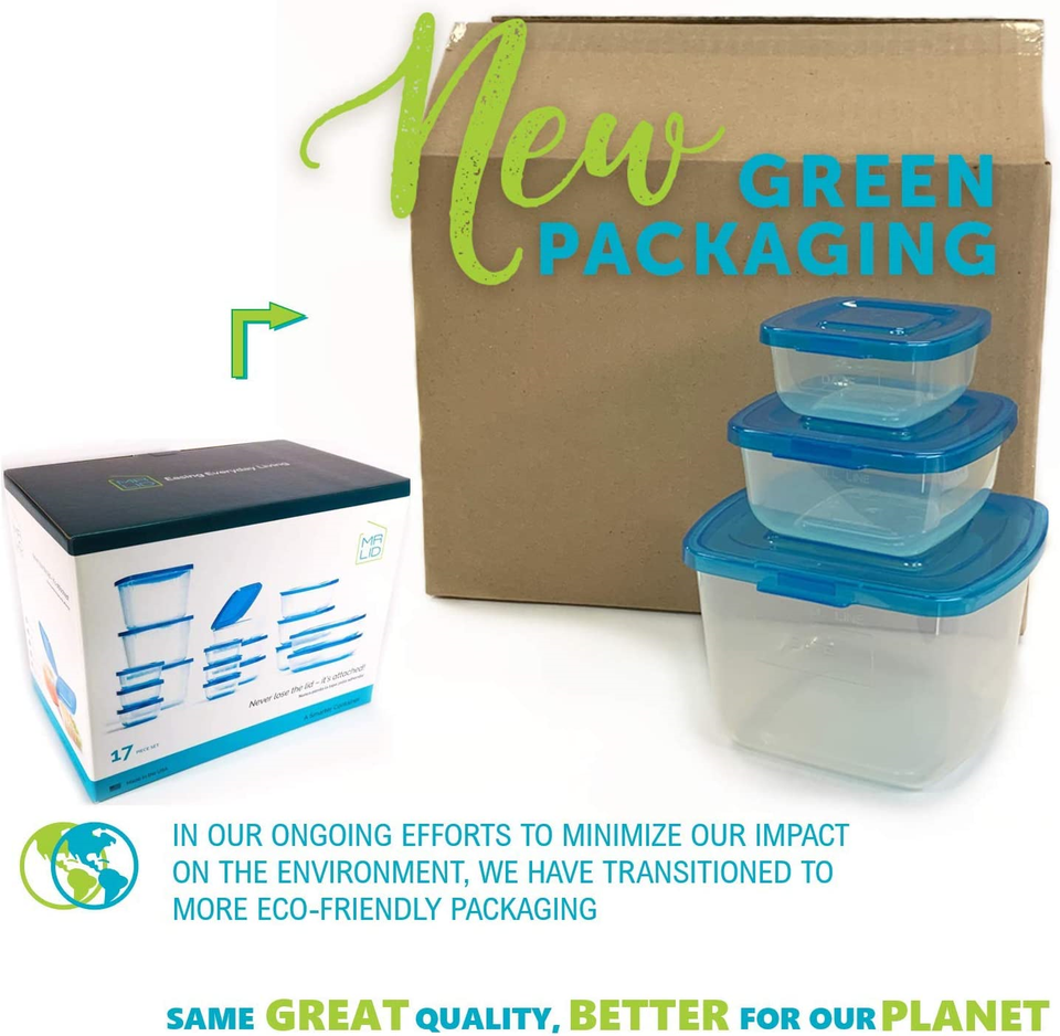 Mr. Lid Premium Attached Storage Containers | Permanently Attached ...