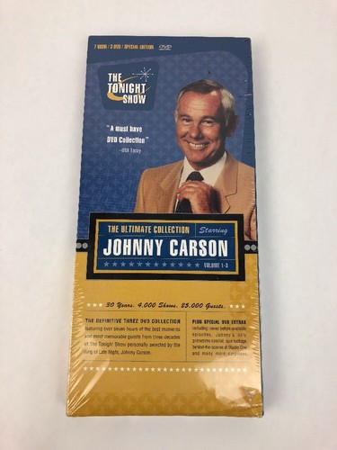 Johnny Carson The Tonight Show Ultimate Collection DVD 3 Disc Set ...