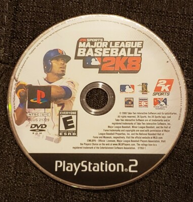 Major League Baseball 2K8 - Playstation 2 PS2 Game - DISC ONLY ...