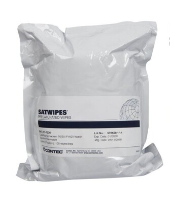 New CONTEC Refill Bag Satwipes-Presaturated Wipes-SAT-C3-7030-6x9 ...