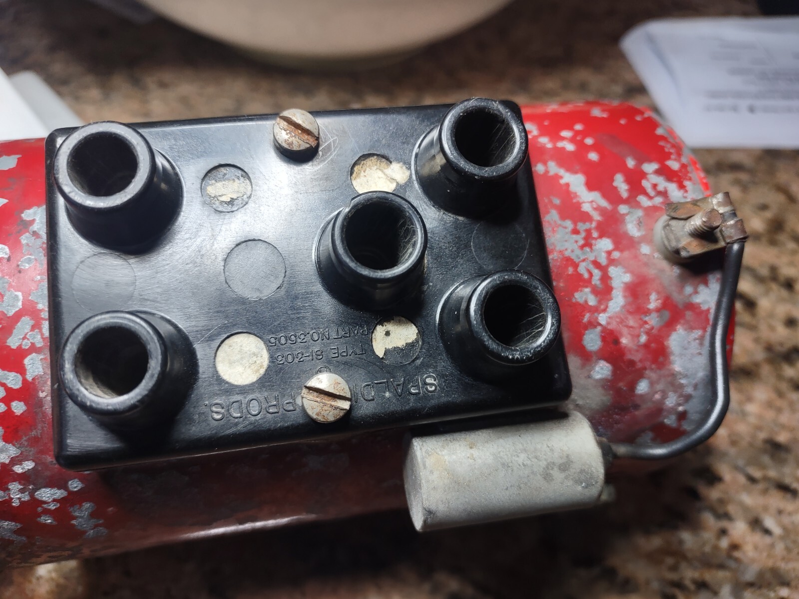 Vintage Spalding Flamethrower Distributor PRE - Grant | eBay